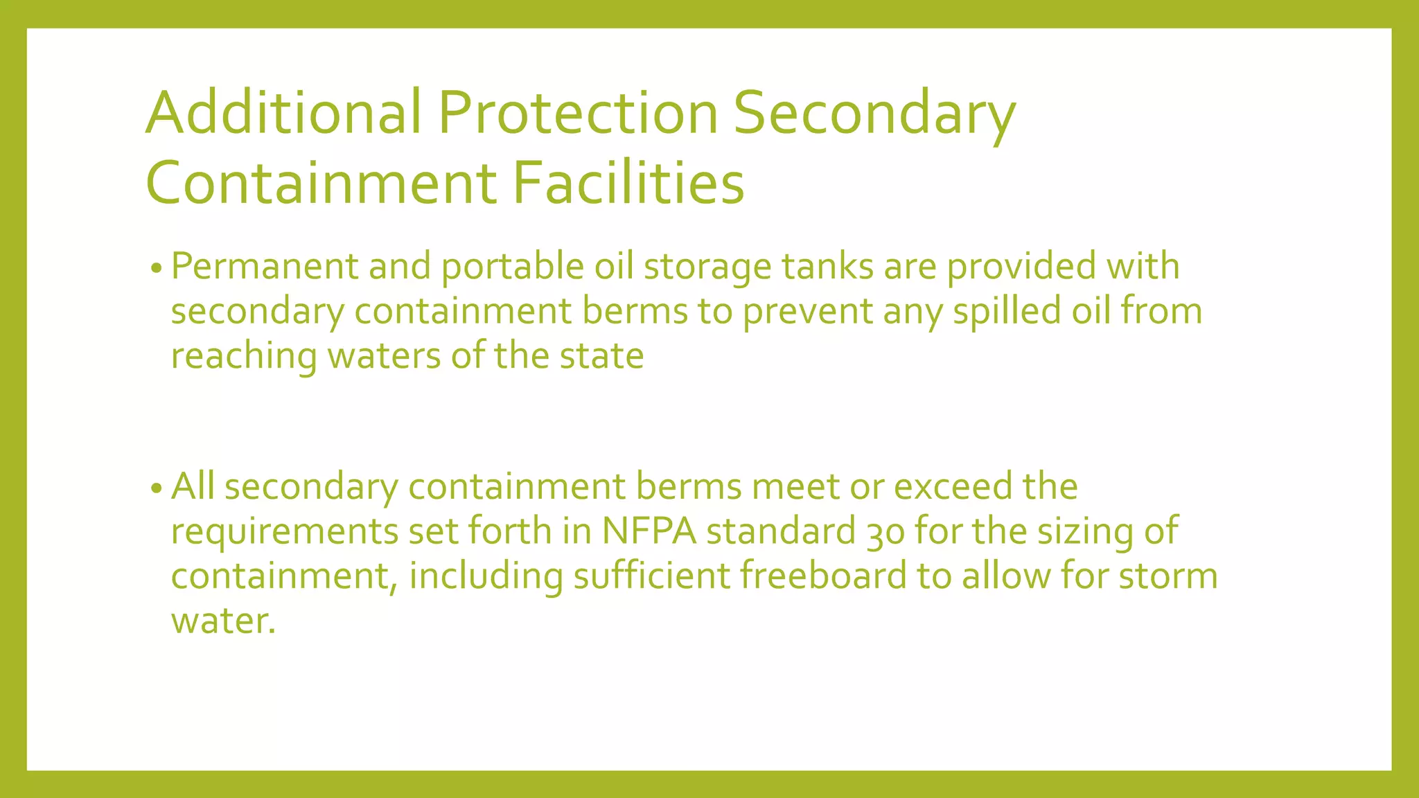 Trial 2 overview of oil handling operations storage tanks slides | PPTX