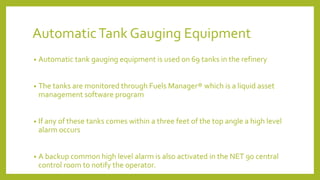 Trial 2 overview of oil handling operations storage tanks slides | PPTX