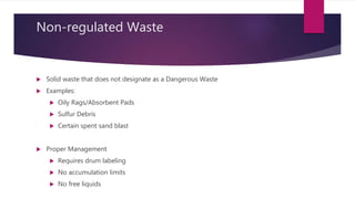 trial 3 dangerous waste management awareness slides 2 | PPT