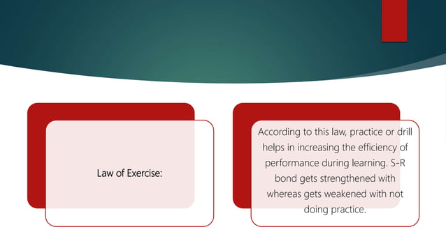 Thorndike's Trial and Error Learning Theory | PPTX