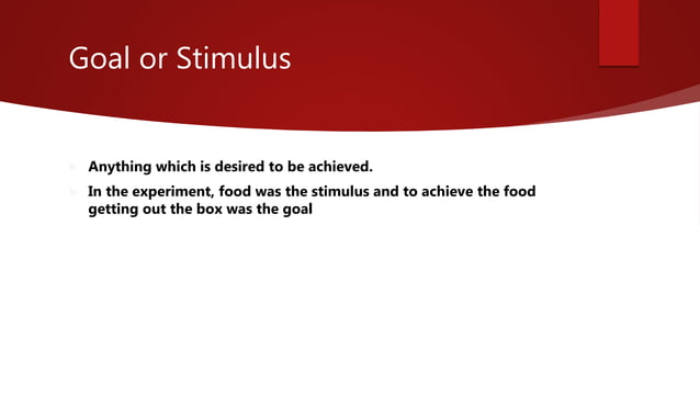 Thorndike's Trial and Error Learning Theory | PPTX