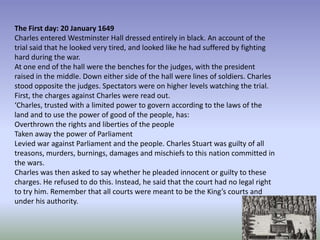 Trial and execution of Charles 1 | PPTX