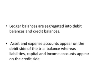 Trial balance | PPTX