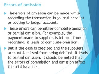 Trial balance in accountancy | PPTX
