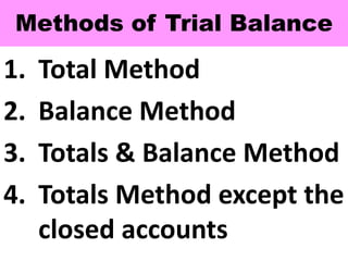 Trial balance | PPT