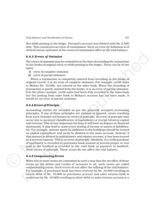 Trial balance and rectification of errors | PDF