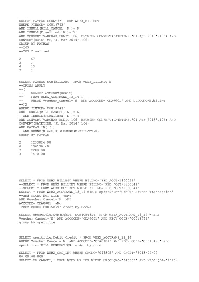 Trial balance diff | PDF