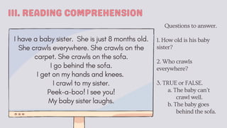 Trial Class 7-10 years old - ONLINE ESL CLASS | PDF