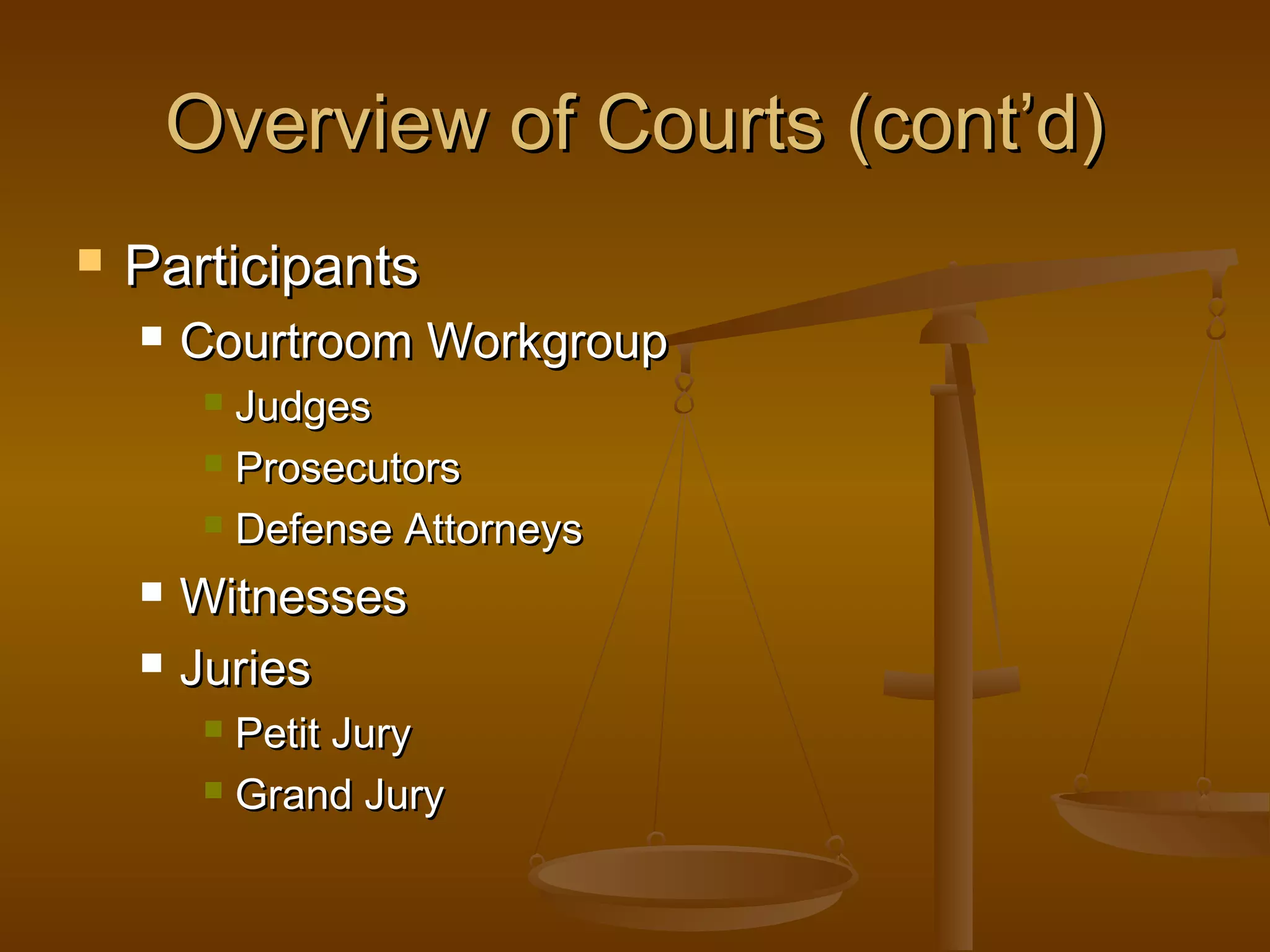 Trial courts criminal cases | PPT