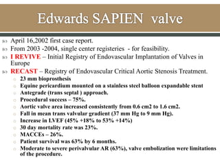 TRIAL EVIDENCE OF TAVI | PPTX