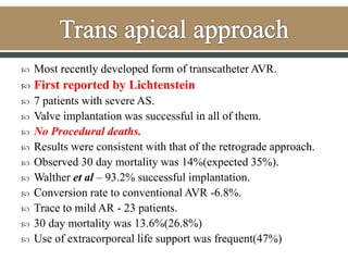 TRIAL EVIDENCE OF TAVI | PPTX
