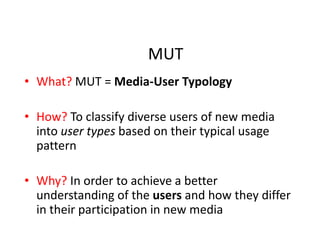 User types of the Mobile Internet | PPT