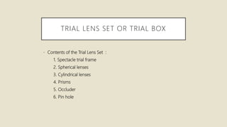 Trial lens set ppt by mhr | PPTX