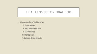 Trial lens set ppt by mhr | PPTX