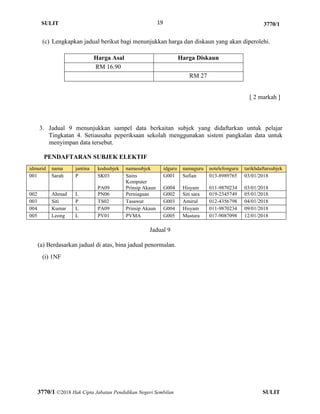 Trial n.sembilan soalan 2018 | PDF