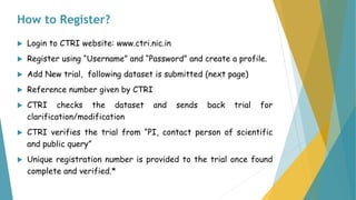 Clinical Trial Registration | PPT