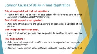 Clinical Trial Registration | PPT