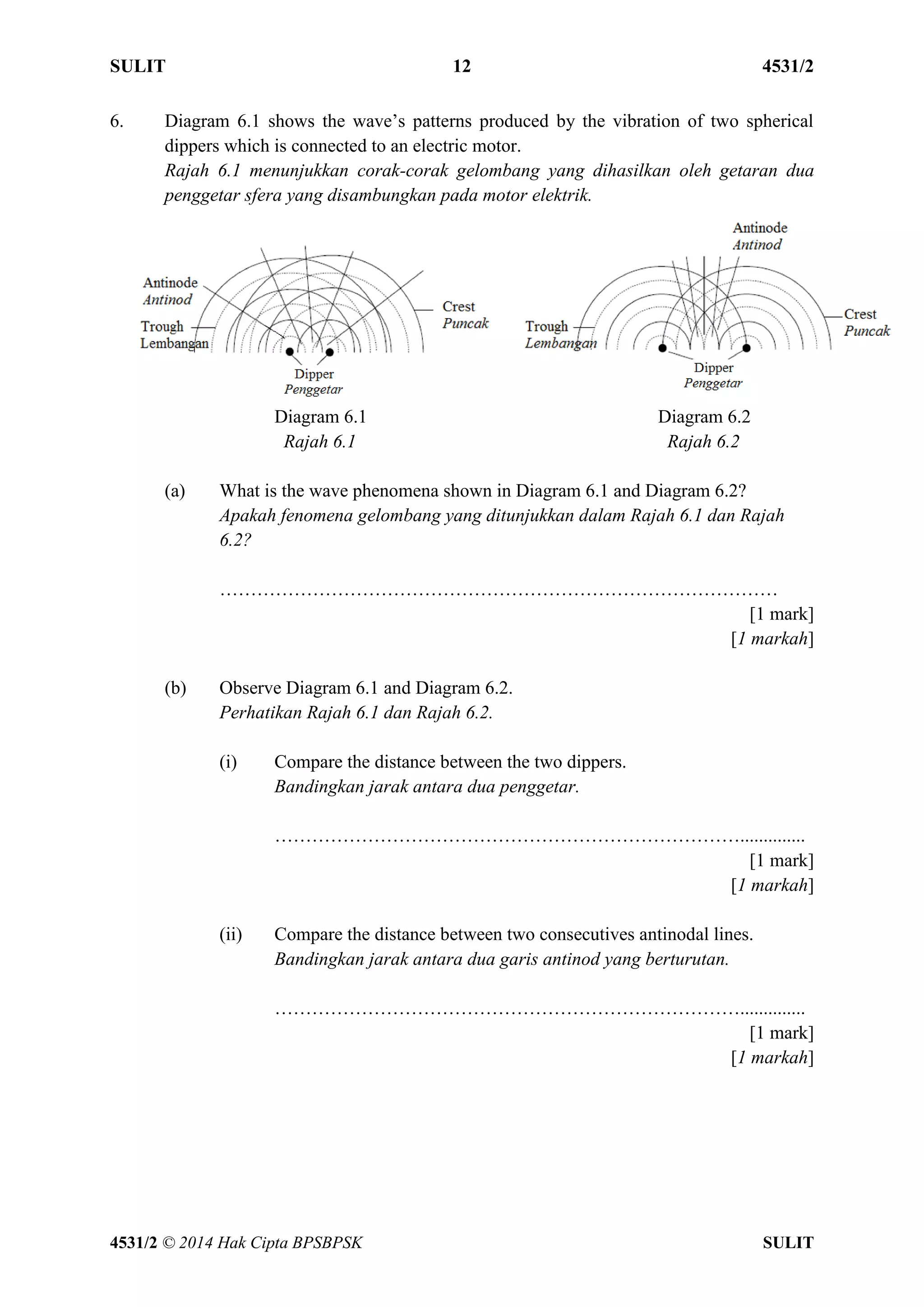 Trial sbp 2014 spm fizik k1 k2 k3 dan skema | PDF