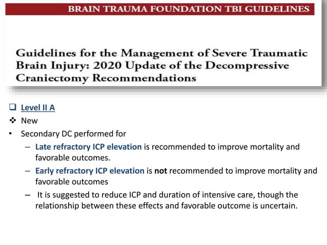 Trials in tbi | PPTX | First Aid | Injuries