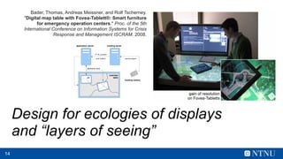 PhD Trial Lecture: Design guidelines for multi-display environments in ...