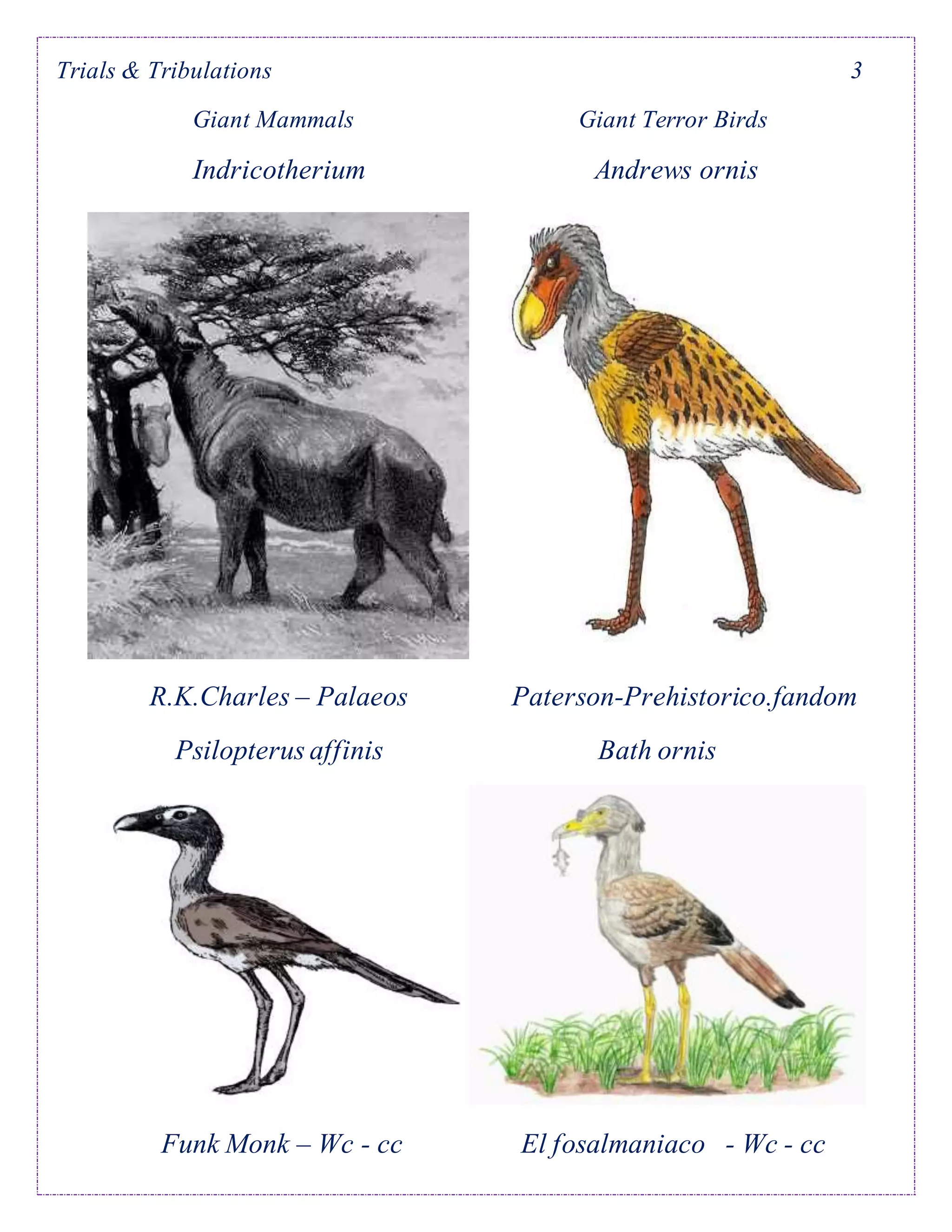 Trials & Tribulations Chapter 15.3 - Oligocene epoch | DOCX
