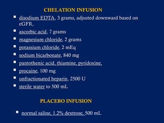 Trial to assess chelation therapy (tact) slides | PDF
