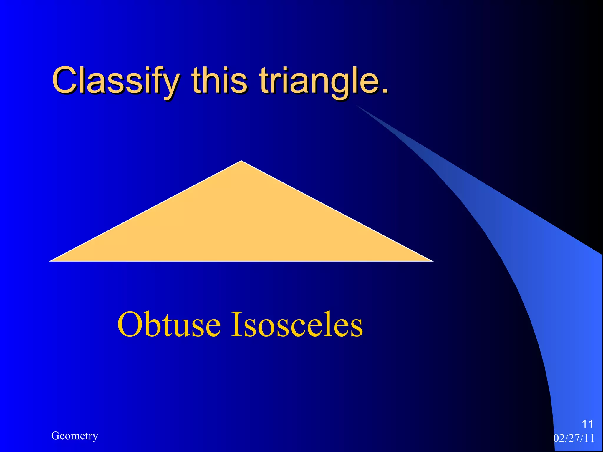 Triangle classification-1 | PPT