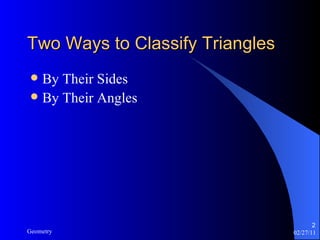 Triangle classification-1 | PPT