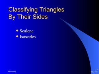 Triangle classification-1 | PPT