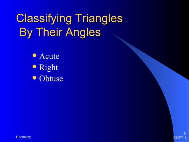 Triangle classification-1 | PPT
