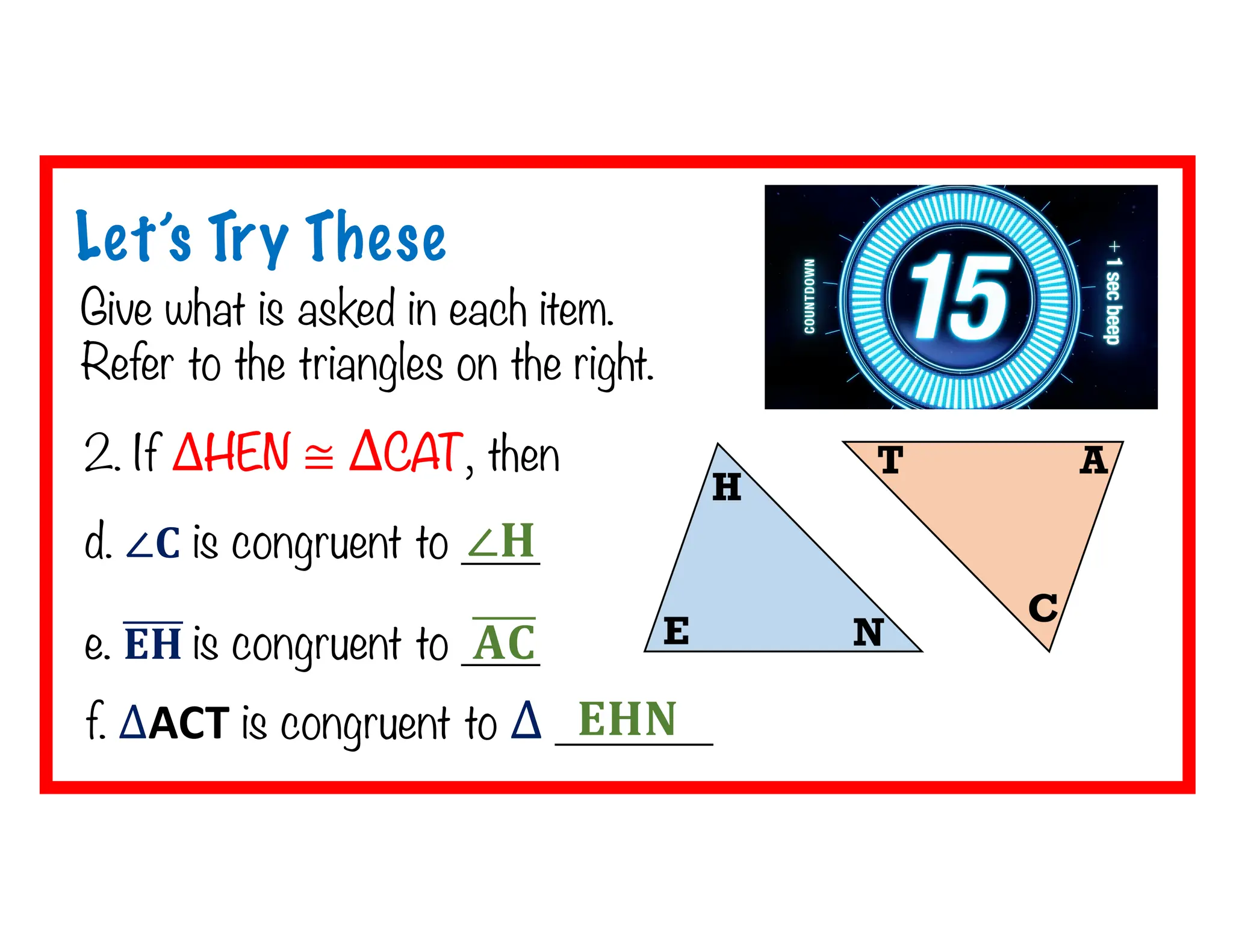 Triangle Congruence (SSS, SAS, ASA and SAA/AAS) | PDF