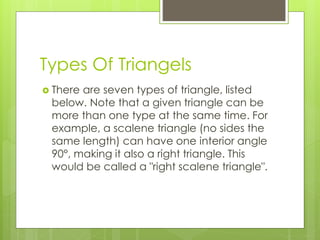 Triangle and its properties | PPTX