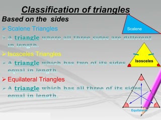 Triangle and its properties | PPTX