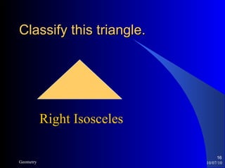 Triangle classification | PPT