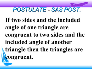 Triangle congruence | PPT