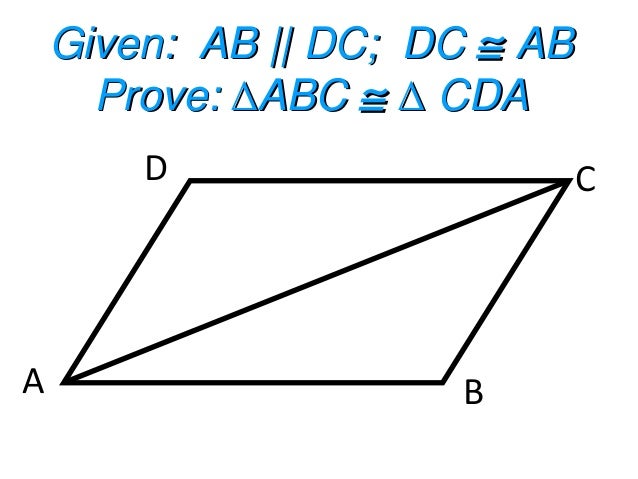 Triangle congruence
