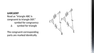 Mathematics 8 TRIANGLE CONGRUENCE Classroom Observation | PPTX