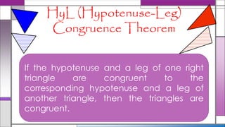 Triangle congruence (Group 1) Grade 8 | PPTX