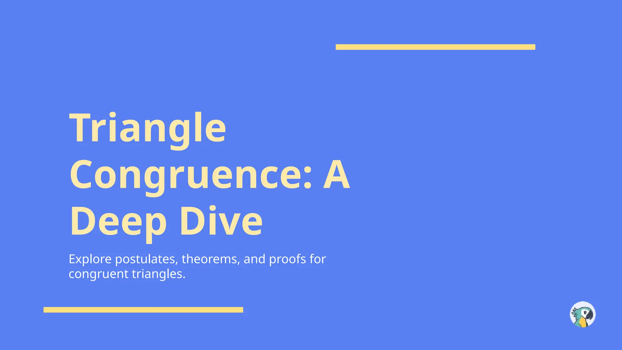 Triangle Congruence A Deep Dive.pptx hkh | PPTX