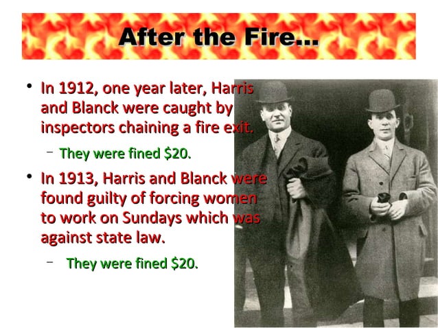 Triangle Shirtwaist Fire | PPT