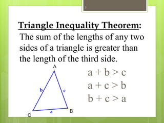 math 8 triangle inequalities theorem .ppt