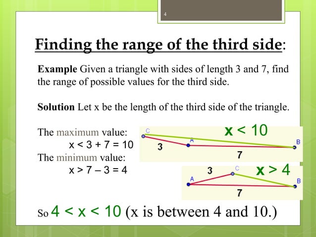 math 8 triangle inequalities theorem .ppt