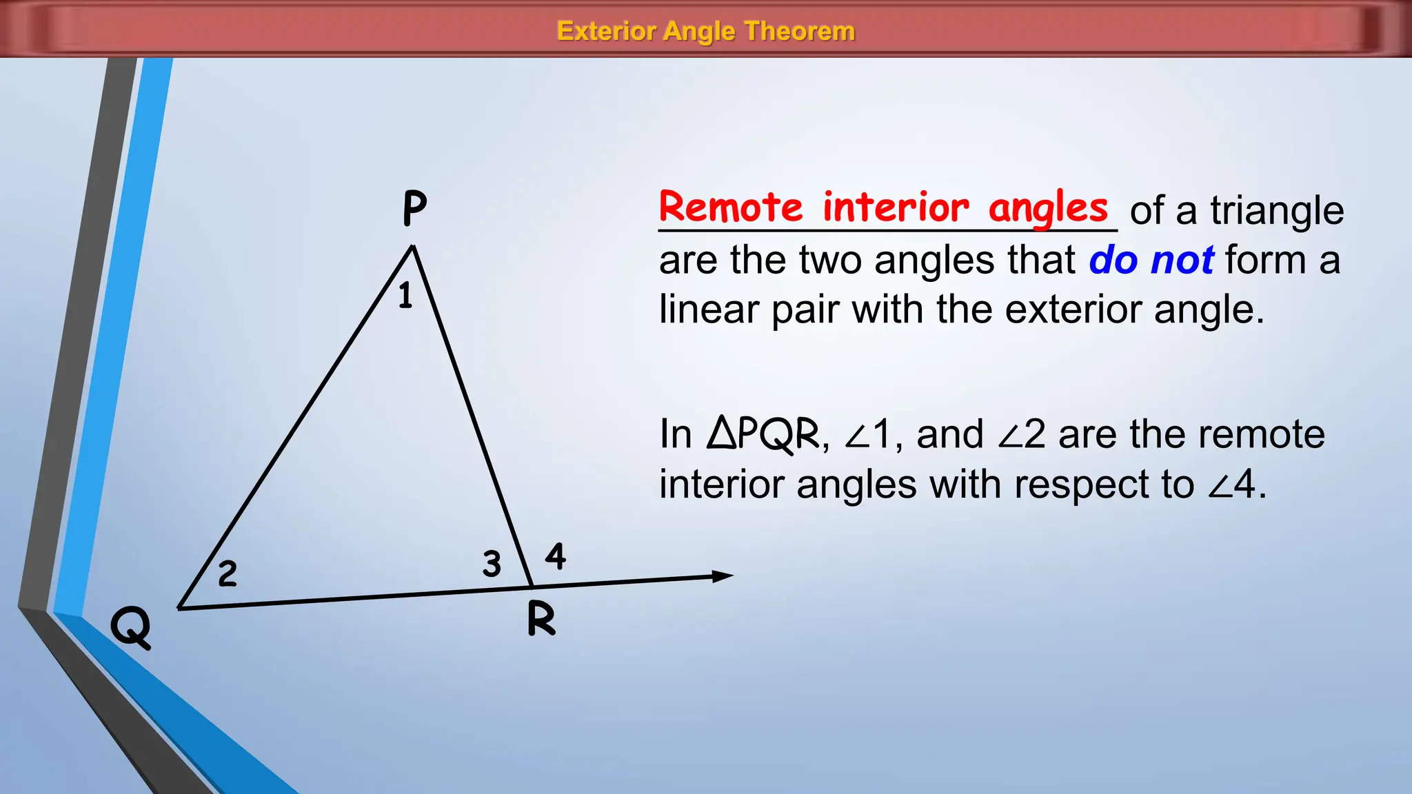 triangle inequalities theorems .ppt