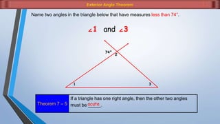 triangle inequalities theorems .ppt