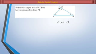 triangle inequalities theorems .ppt