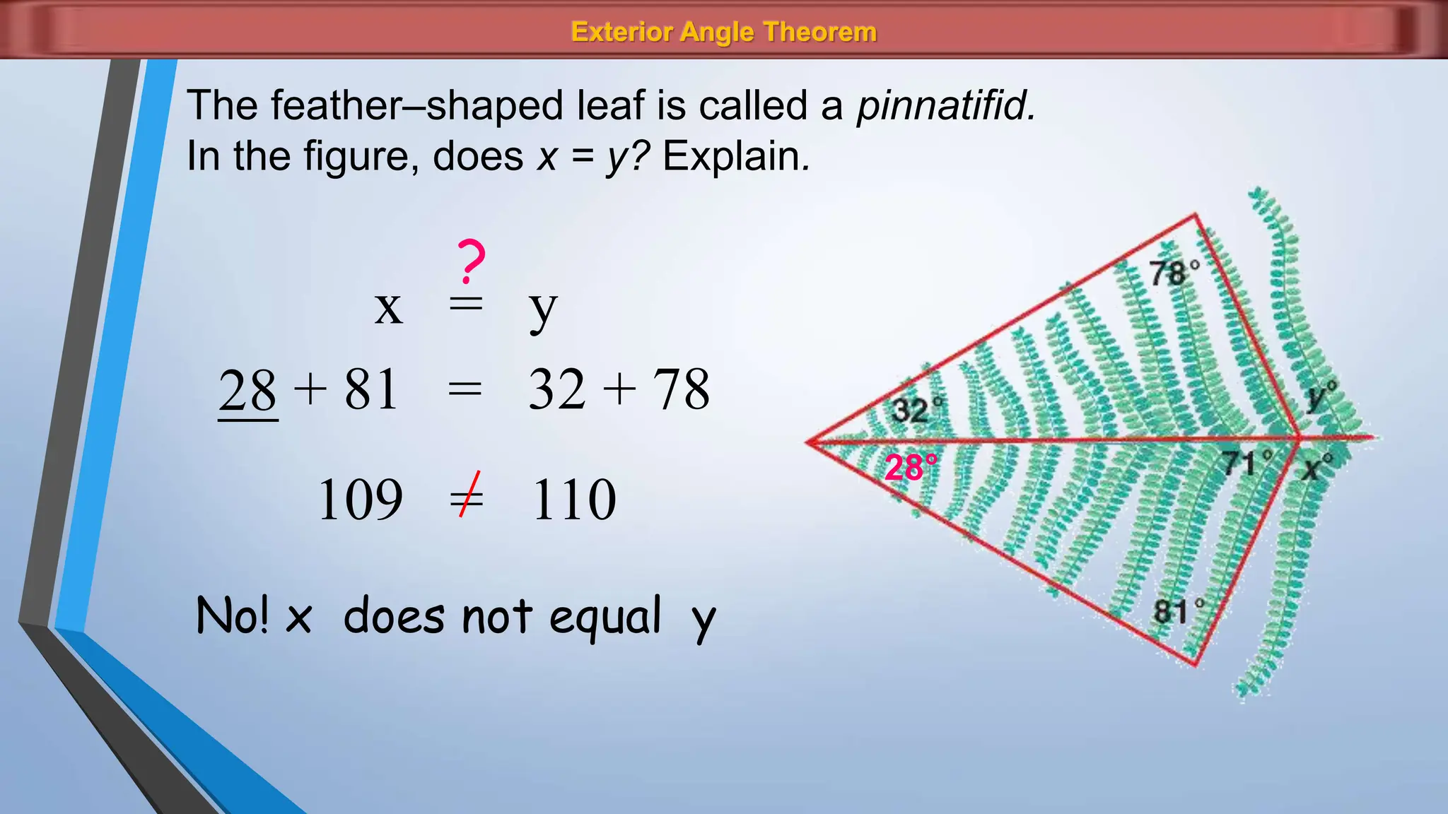 triangle inequalities theorem mathematics 8 | PPT