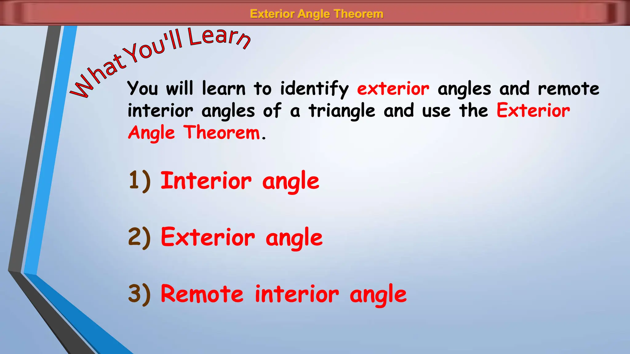 triangle inequalities theorem mathematics 8 | PPT