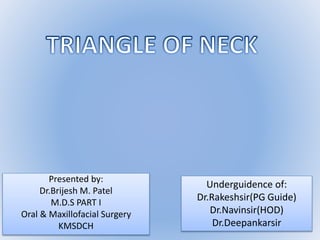 Triangle of neck | PPTX