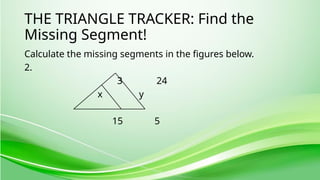 Verifying the Triangle Proportionality Theorem | PPTX