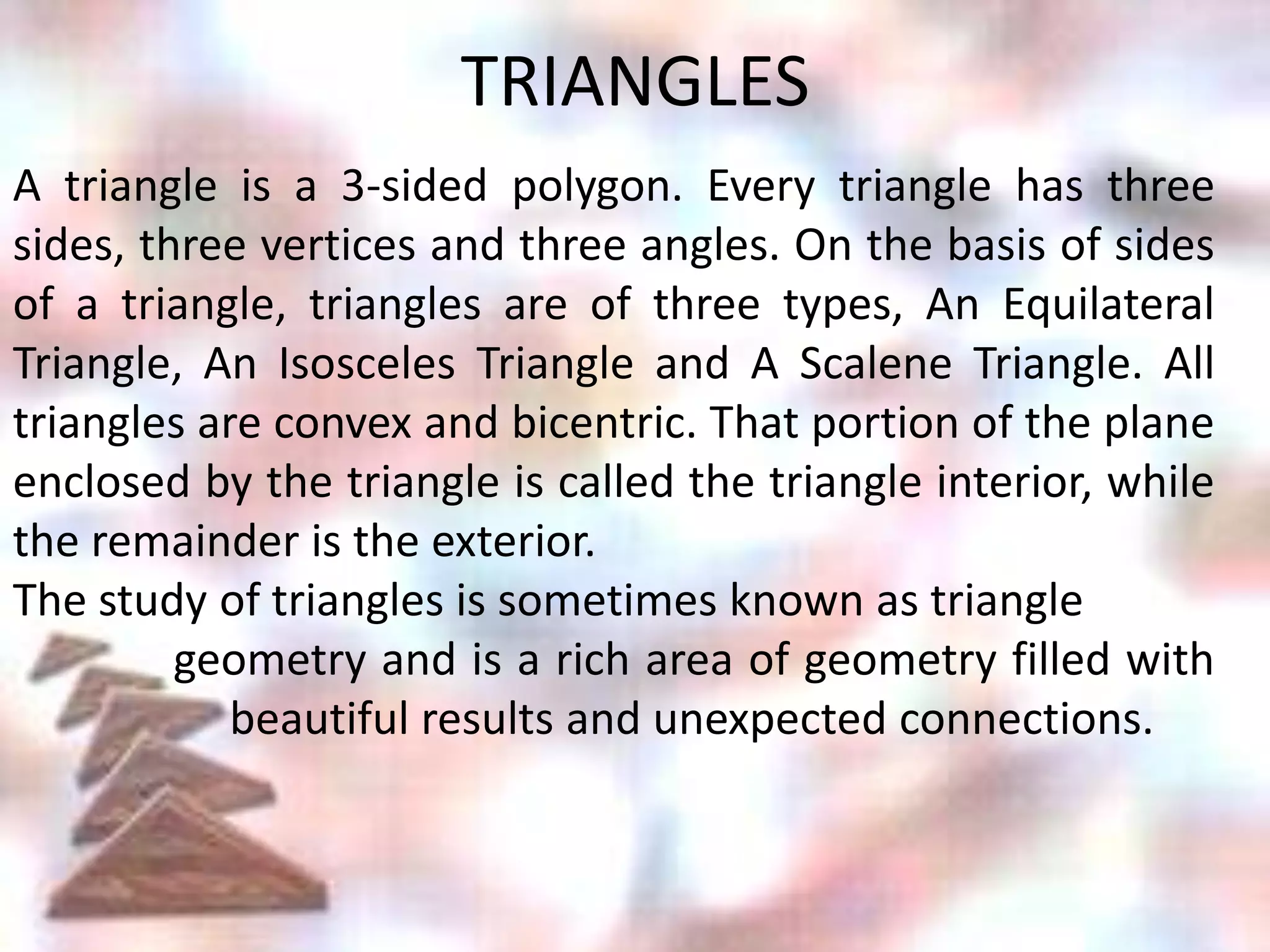 Triangle ppt | PPTX